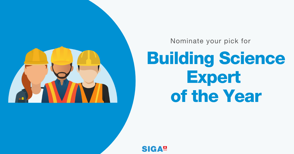 Nominate 2020 Building Science Expert